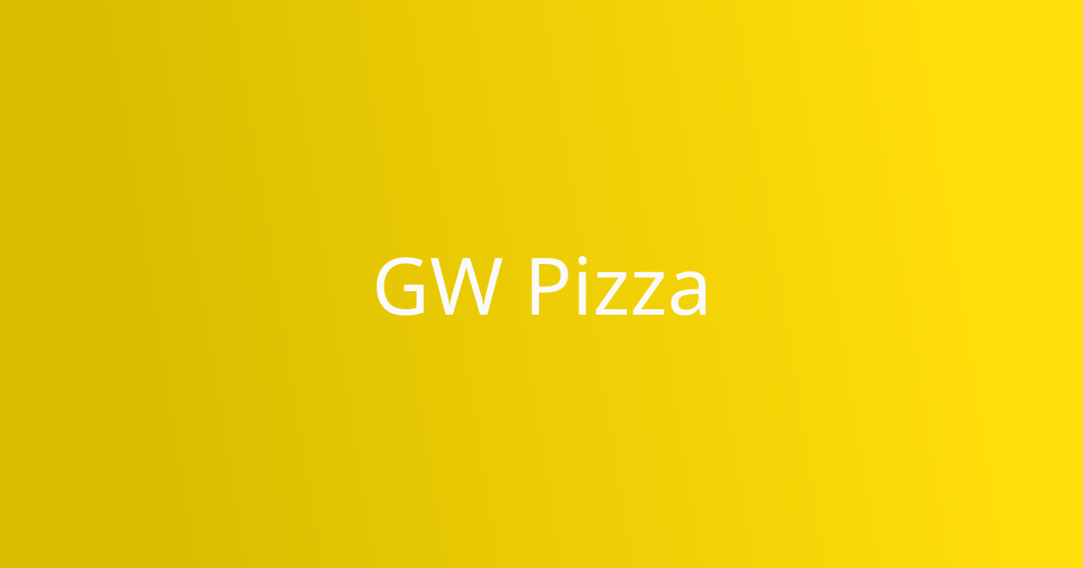Best Pizza in St Robert, MO | GW Pizza | Order Online